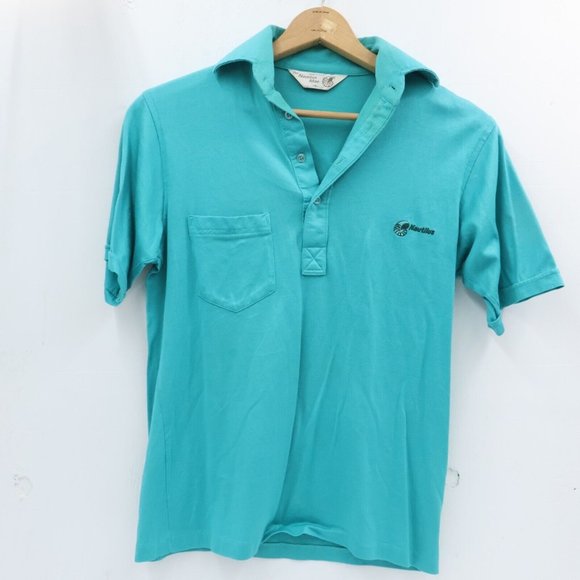 The Nautilus Man | Shirts | Vintage The Nautilus Man Polo Shirt Teal ...